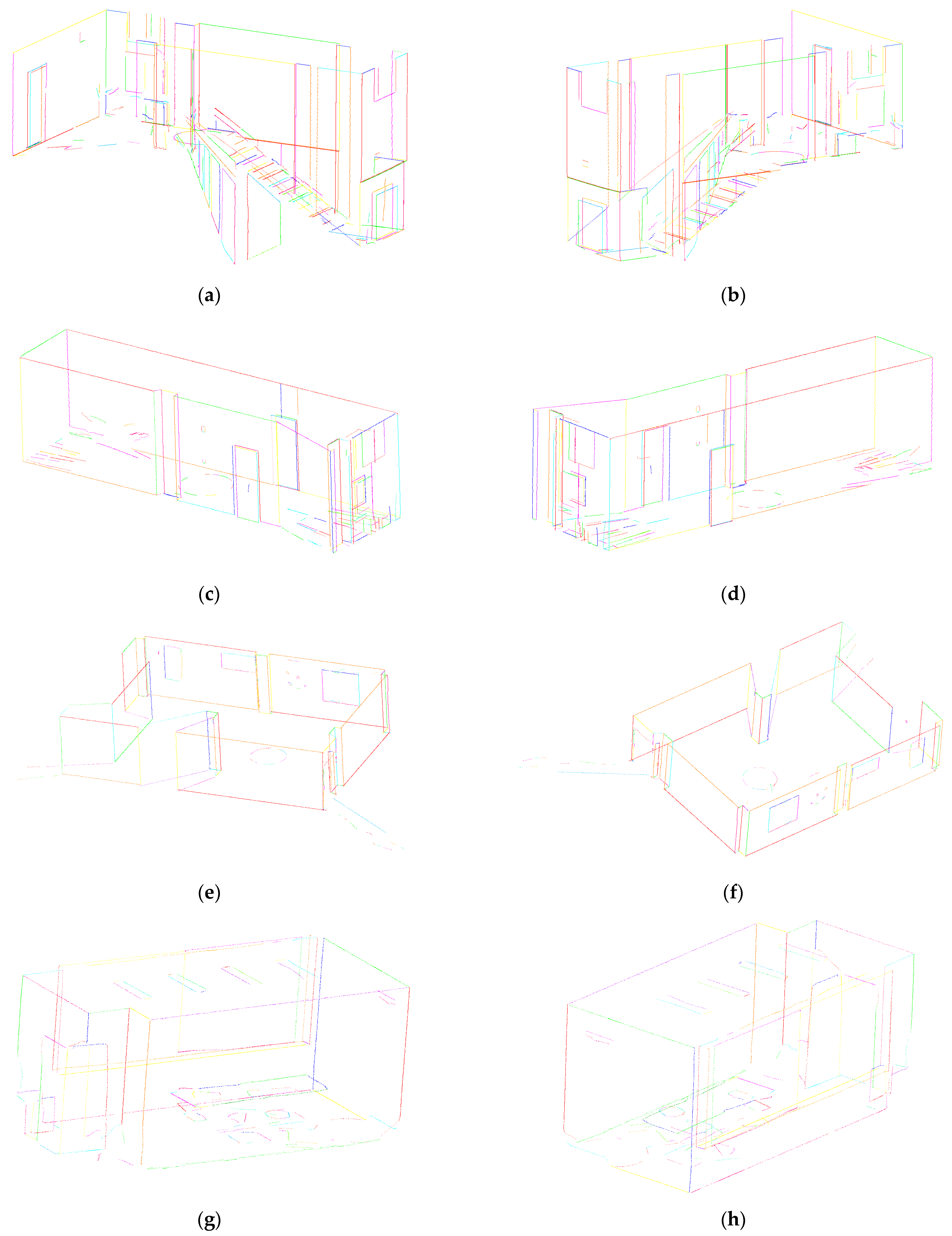 Robust Extraction of 3D Line Segment Features from Unorganized Building ...