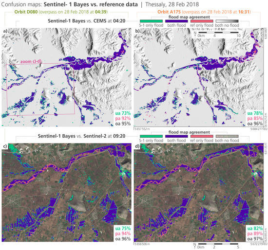 Satellite-Based Flood Mapping through Bayesian Inference from a Sentinel-1 SAR Datacube