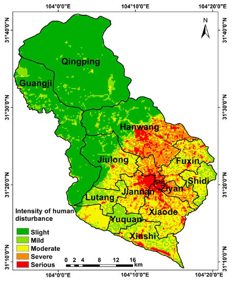 Spatial Quantitative Model of Human Activity Disturbance Intensity and ...