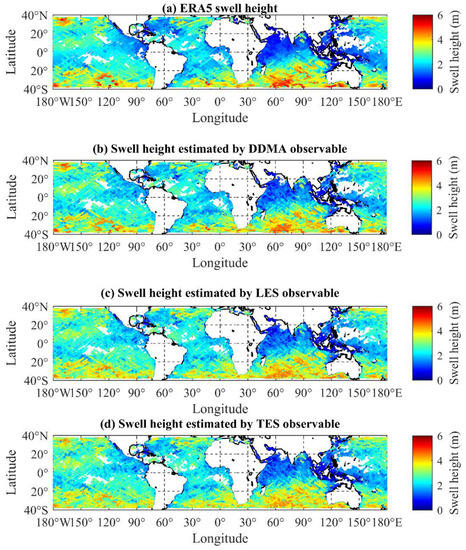 Estimation of Swell Height Using Spaceborne GNSS-R Data from Eight ...