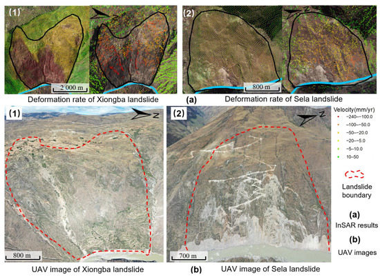 Landslide Detection and Mapping Based on SBAS-InSAR and PS-InSAR: A Case Study in Gongjue County ...