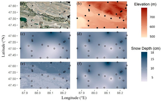 Point-to-Surface Upscaling Algorithms for Snow Depth Ground Observations