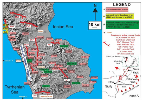 Valle Del Crati Calabria Map Itinerario Dalla Valle Del Crati Alla