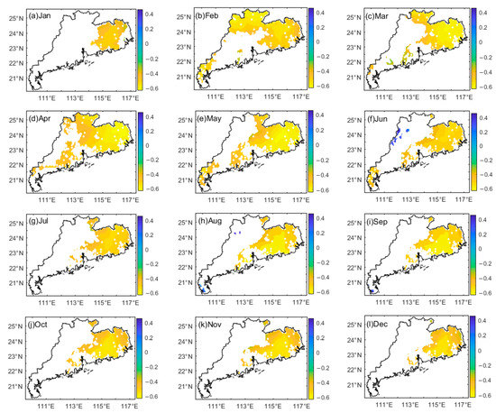Response of Vegetation to Different Climate Extremes on a Monthly Scale ...