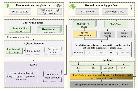 Retrieving SPAD Values of Summer Maize Using UAV Hyperspectral Data Based on Multiple Machine ...