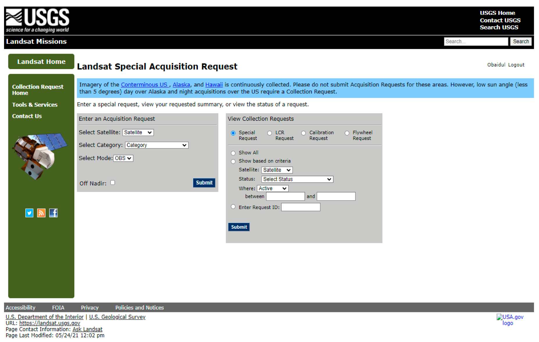Landsat 9 Cross Calibration Under Fly Of Landsat 8 Planning And Execution
