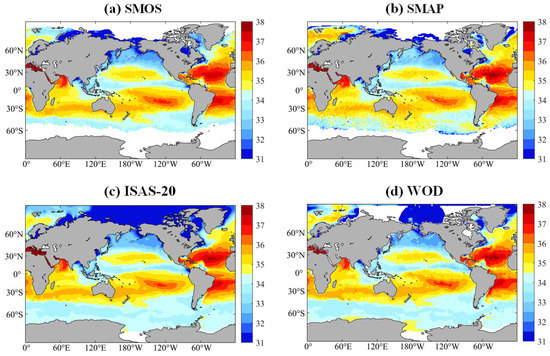 Comparative Analysis between Sea Surface Salinity Derived from SMOS ...