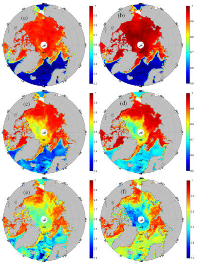 Wintertime Emissivities of the Arctic Sea Ice Types at the AMSR2 ...