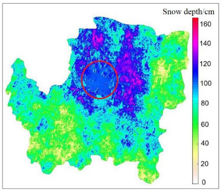 Snow Depth Inversion in Forest Areas from Sentinel-1 Data Based on Phase Deviation Correction