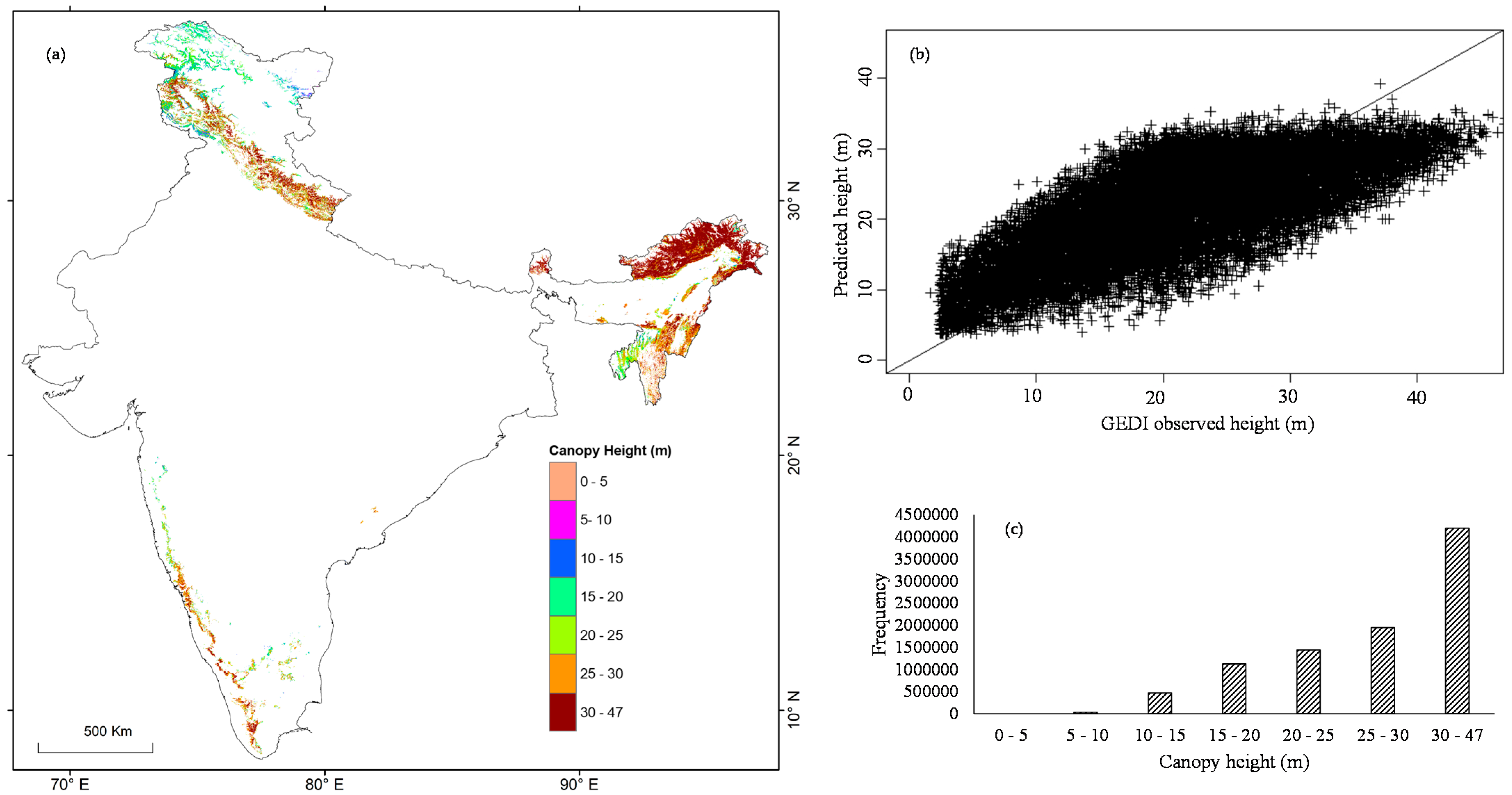 Predicting The Forest Canopy Height From Lidar And Multi Sensor Data Using Machine Learning Over