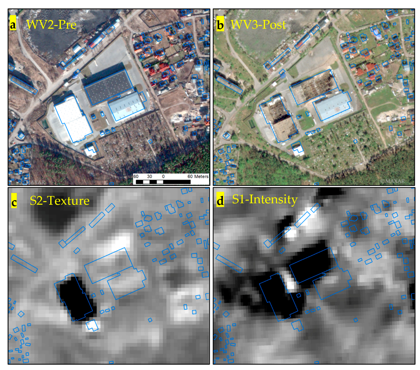War Related Building Damage Assessment in Kyiv, Ukraine, Using Sentinel-1 Radar and Sentinel-2 ...