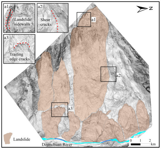 Remote Sensing | Free Full-Text | Identifying Potential Landslides on Giant Niexia Slope (China ...