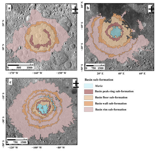 Diverse Geological Evolution of Impact Basins on the Moon