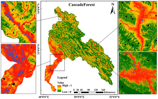 Comparison of Machine Learning Algorithms for Flood Susceptibility Mapping
