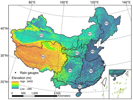Evaluation and Comparison of Six High-Resolution Daily Precipitation ...