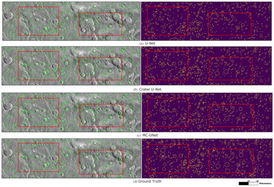 MC-UNet: Martian Crater Segmentation at Semantic and Instance Levels Using U-Net-Based ...