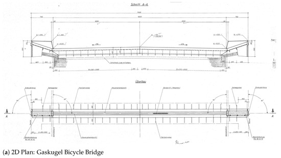 3D Reconstruction from 2D Plans Exemplified by Bridge Structures