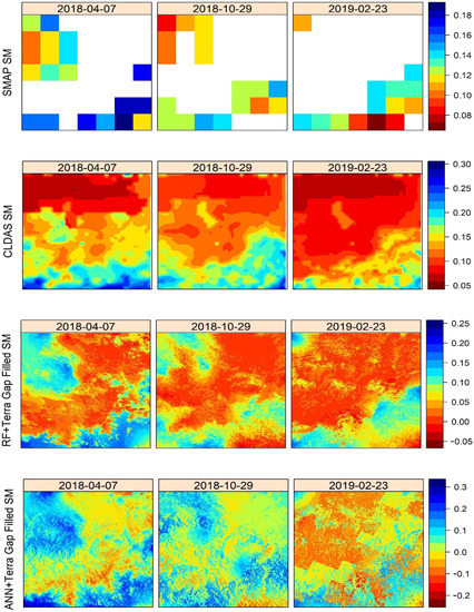Spatial Downscaling and Gap-Filling of SMAP Soil Moisture to High ...