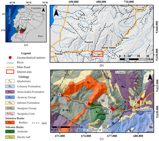 Stability Analysis of Rocky Slopes on the Cuenca–Girón–Pasaje Road, Combining Limit Equilibrium ...