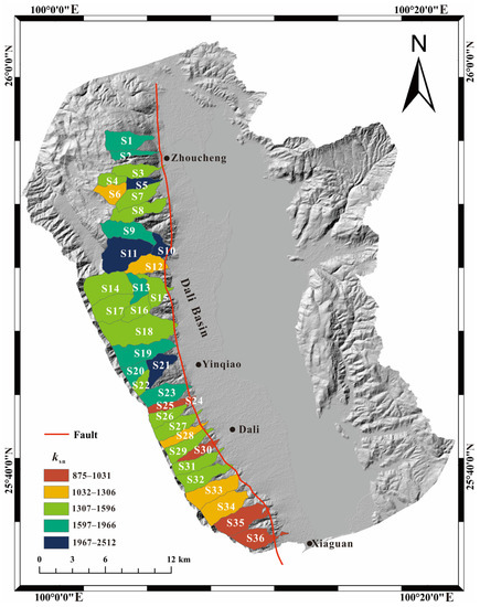 Responses of Stream Geomorphic Indices to Piedmont Fault Activity in ...