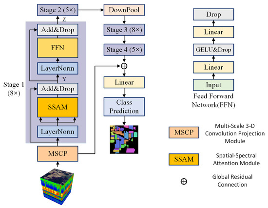SS-TMNet: Spatial–Spectral Transformer Network with Multi-Scale ...