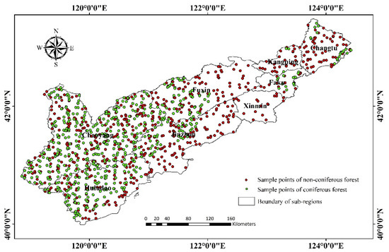Mapping the Distribution and Dynamics of Coniferous Forests in Large ...