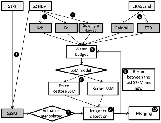 Irrigation Timing Retrieval at the Plot Scale Using Surface Soil Moisture Derived from Sentinel ...