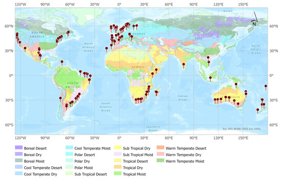 A Global Remote-Sensing Assessment of the Intersite Variability in the ...