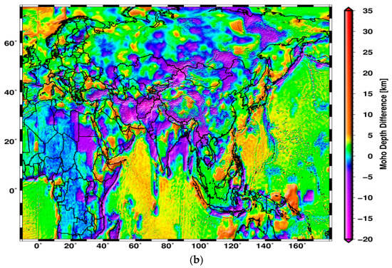 A High-Resolution Global Moho Model from Combining Gravimetric and ...