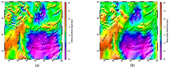 A High-Resolution Global Moho Model from Combining Gravimetric and ...