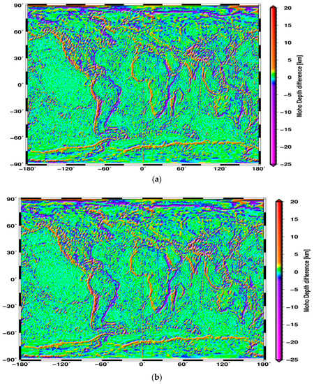 A High-Resolution Global Moho Model from Combining Gravimetric and ...