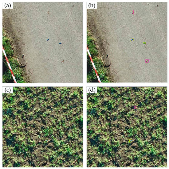 Detection of Artificial Seed-like Objects from UAV Imagery