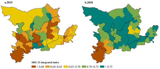 Assessing Progress and Interactions toward SDG 11 Indicators Based on ...