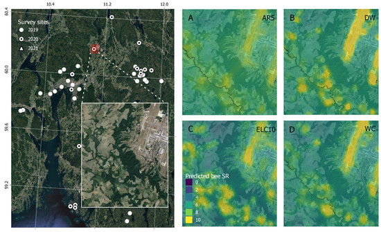 Comparing Global Sentinel-2 Land Cover Maps for Regional Species ...