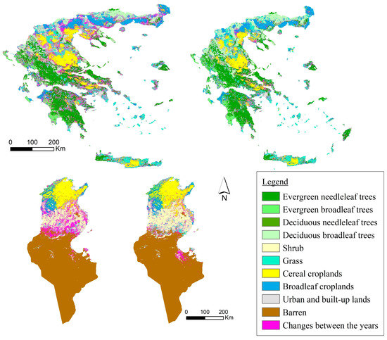 Monitoring of Land Degradation in Greece and Tunisia Using Trends.Earth ...