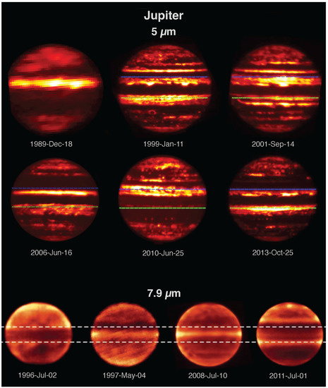 Mid-Infrared Observations of the Giant Planets
