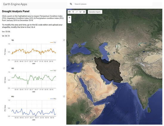 A Spatiotemporal Drought Analysis Application Implemented in the Google ...