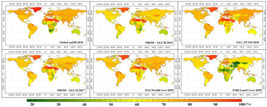 Assessing the Accuracy and Consistency of Six Fine-Resolution Global ...