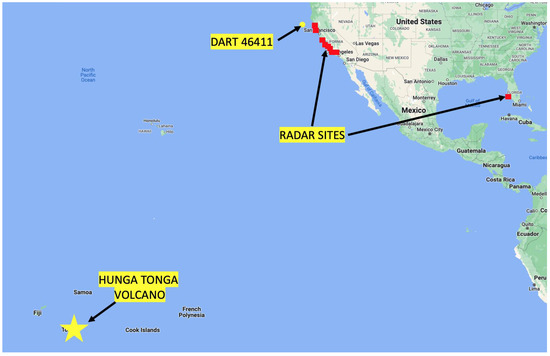 First Open-Coast HF Radar Observations of a 2-Phase Volcanic Tsunami ...