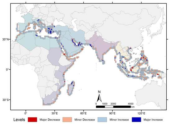 Long-Term Change of Coastline Length along Selected Coastal Countries ...