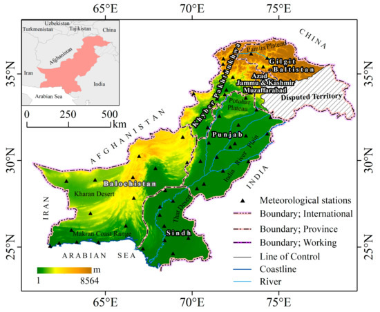 Quantitative Evaluation of Soil Water and Wind Erosion Rates in Pakistan