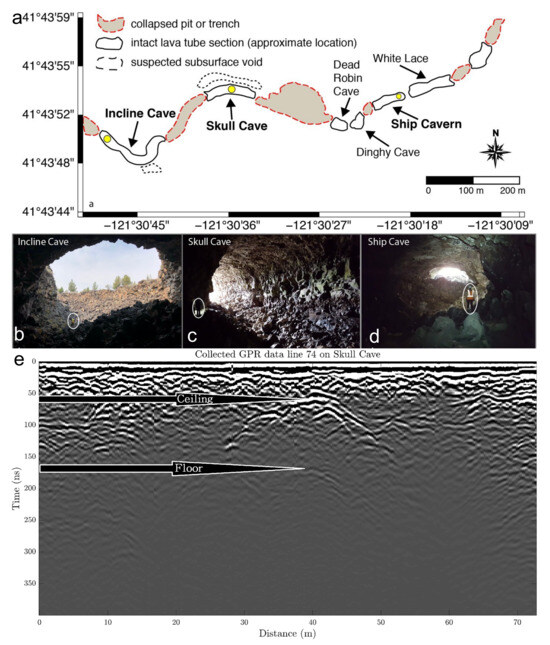 Radar Observation of the Lava Tubes on the Moon and Mars
