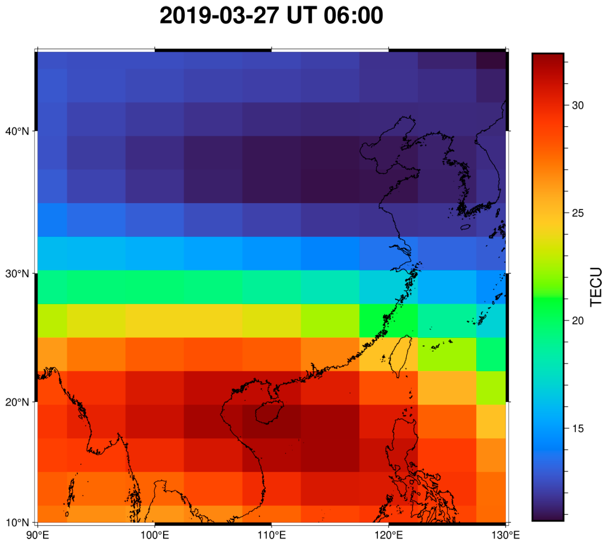 Spatiotemporal Prediction Of Ionospheric Total Electron Content Based On Ed Convlstm