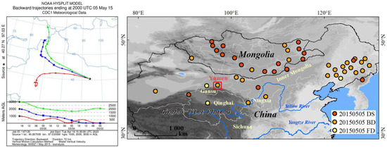 The Transport Path and Vertical Structure of Dust Storms in East Asia ...