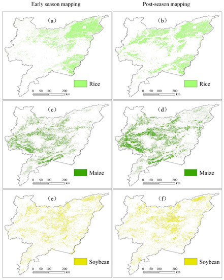 Remote Sensing Free Full Text Early Crop Mapping Based On Sentinel 2 Time Series Data And