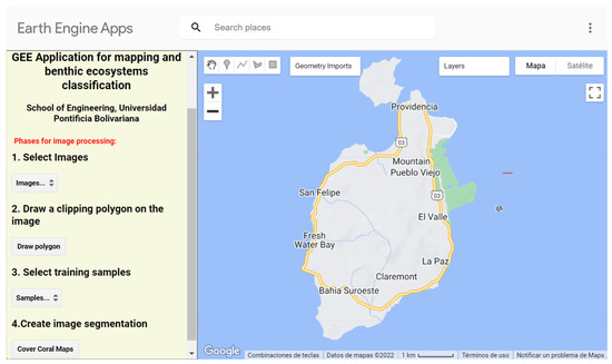 Development of a Google Earth Engine-Based Application for the ...