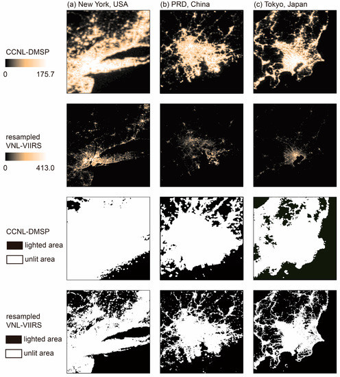 Developing a Pixel-Scale Corrected Nighttime Light Dataset (PCNL, 1992–2021) Combining DMSP-OLS ...