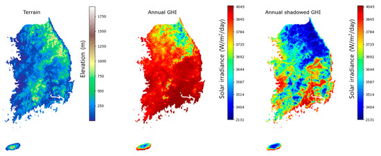 Real-Time Terrain Correction of Satellite Imagery-Based Solar Irradiance Maps Using Precomputed ...