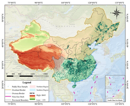 High-Resolution National-Scale Mapping of Paddy Rice Based on Sentinel ...
