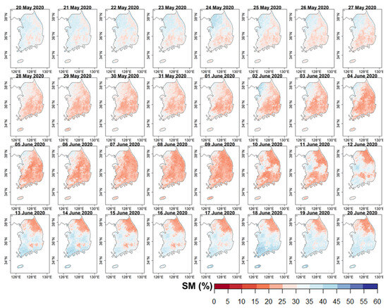 Real-Time Retrieval of Daily Soil Moisture Using IMERG and GK2A ...